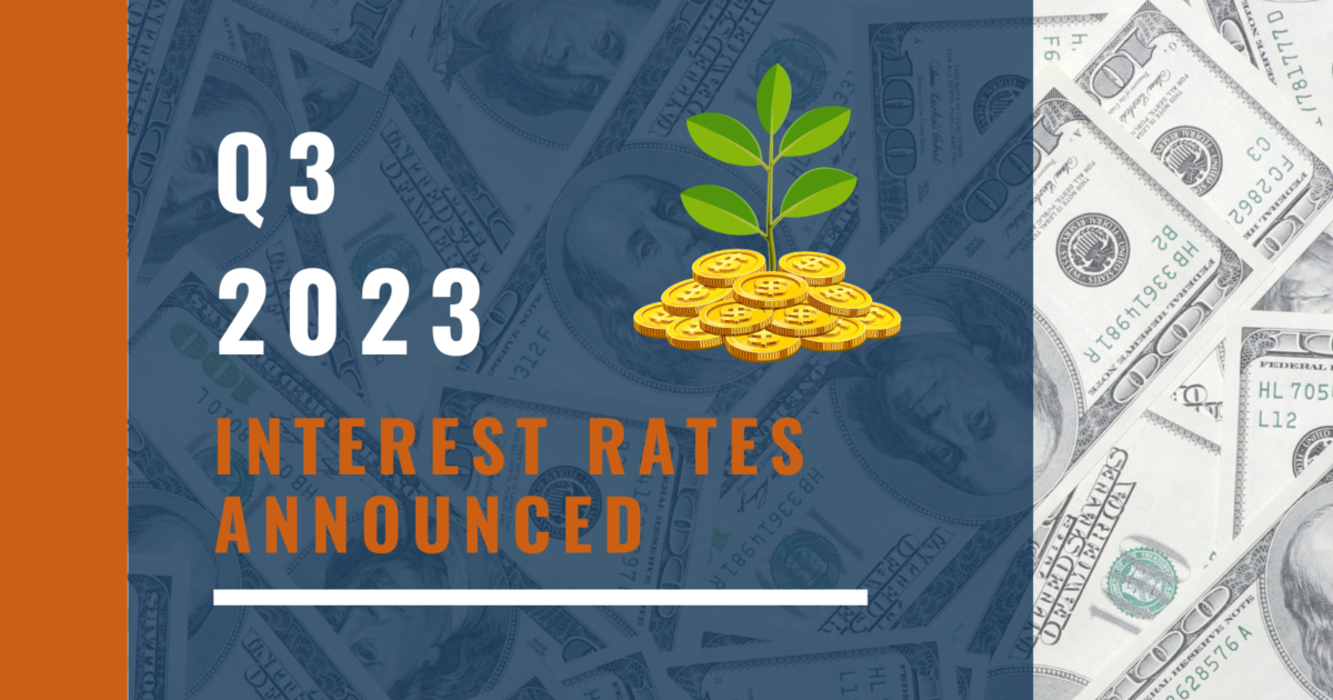 Q3 2023 Interest Rates Announced | Pension Fund