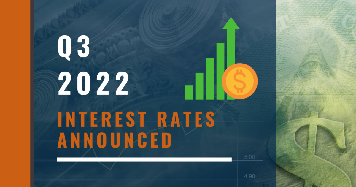 Q3 2022 Interest Rates Announced | Pension Fund